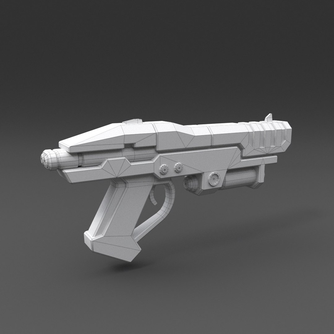 3D Gun Pbr Details Model - TurboSquid 1297418