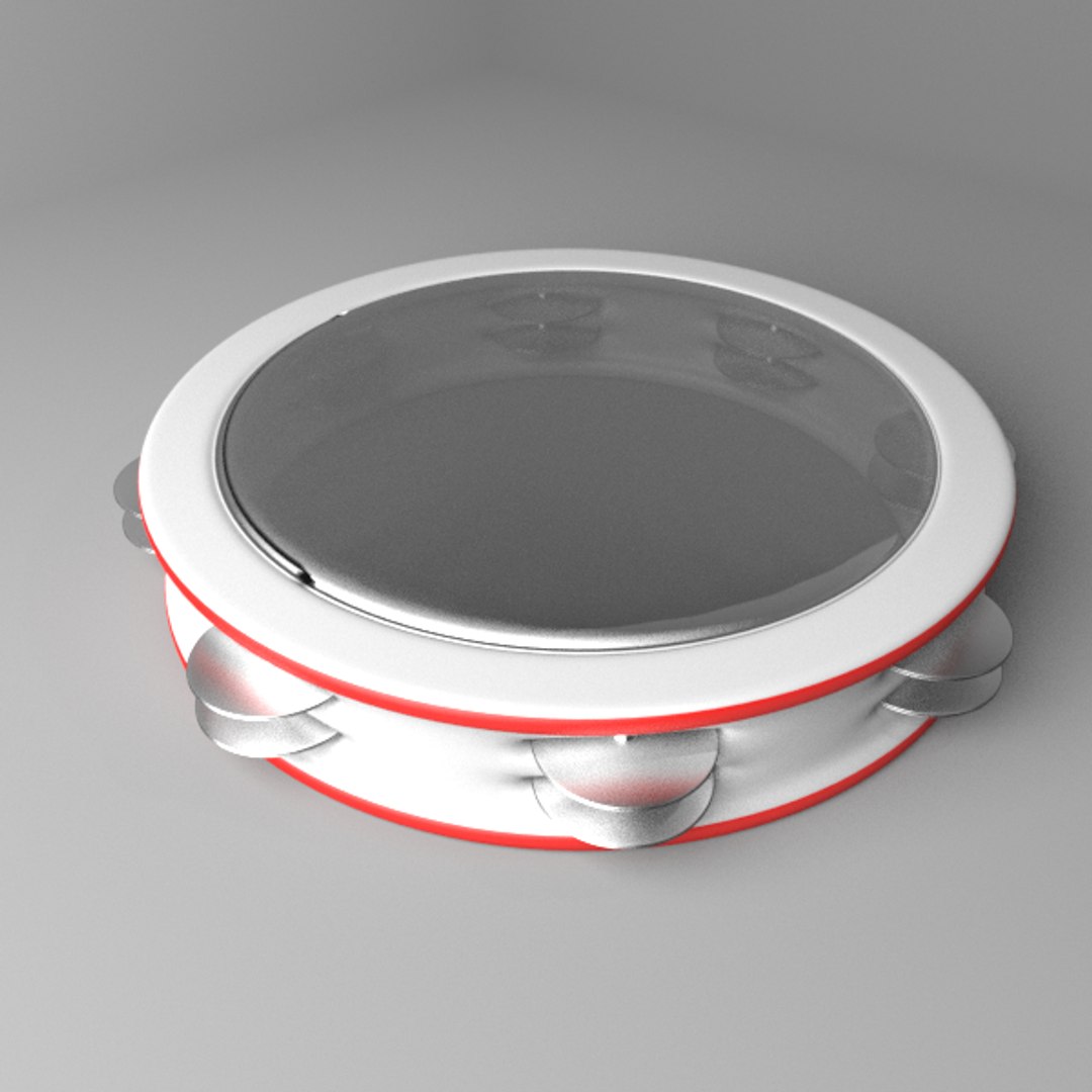 3D model tambourine drum - TurboSquid 1593410