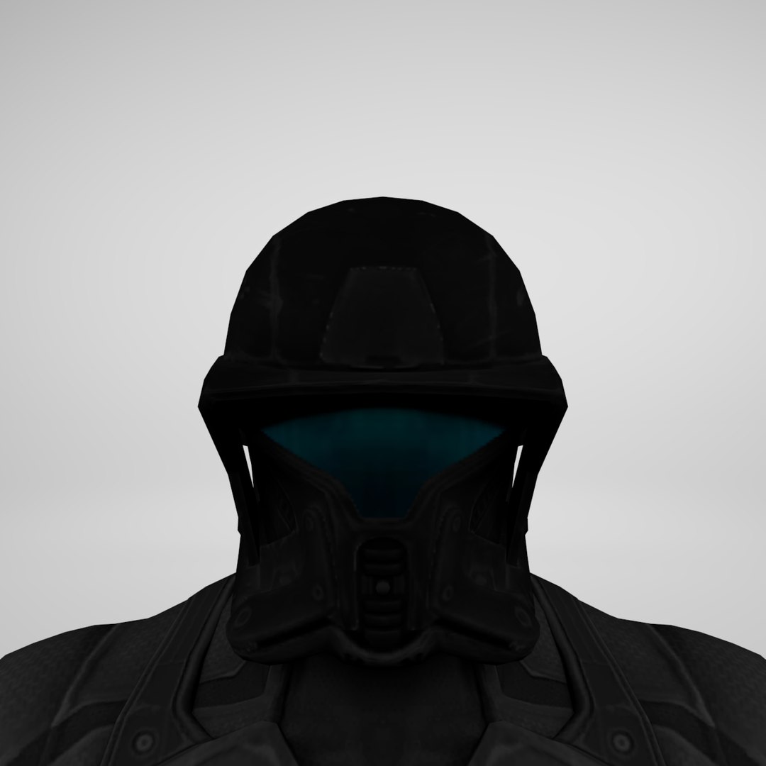 armored man shadow 3d model