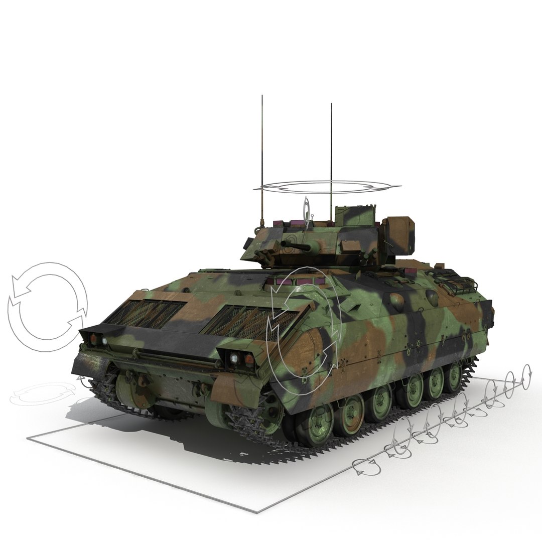 3d infantry fighting vehicle bradley m2