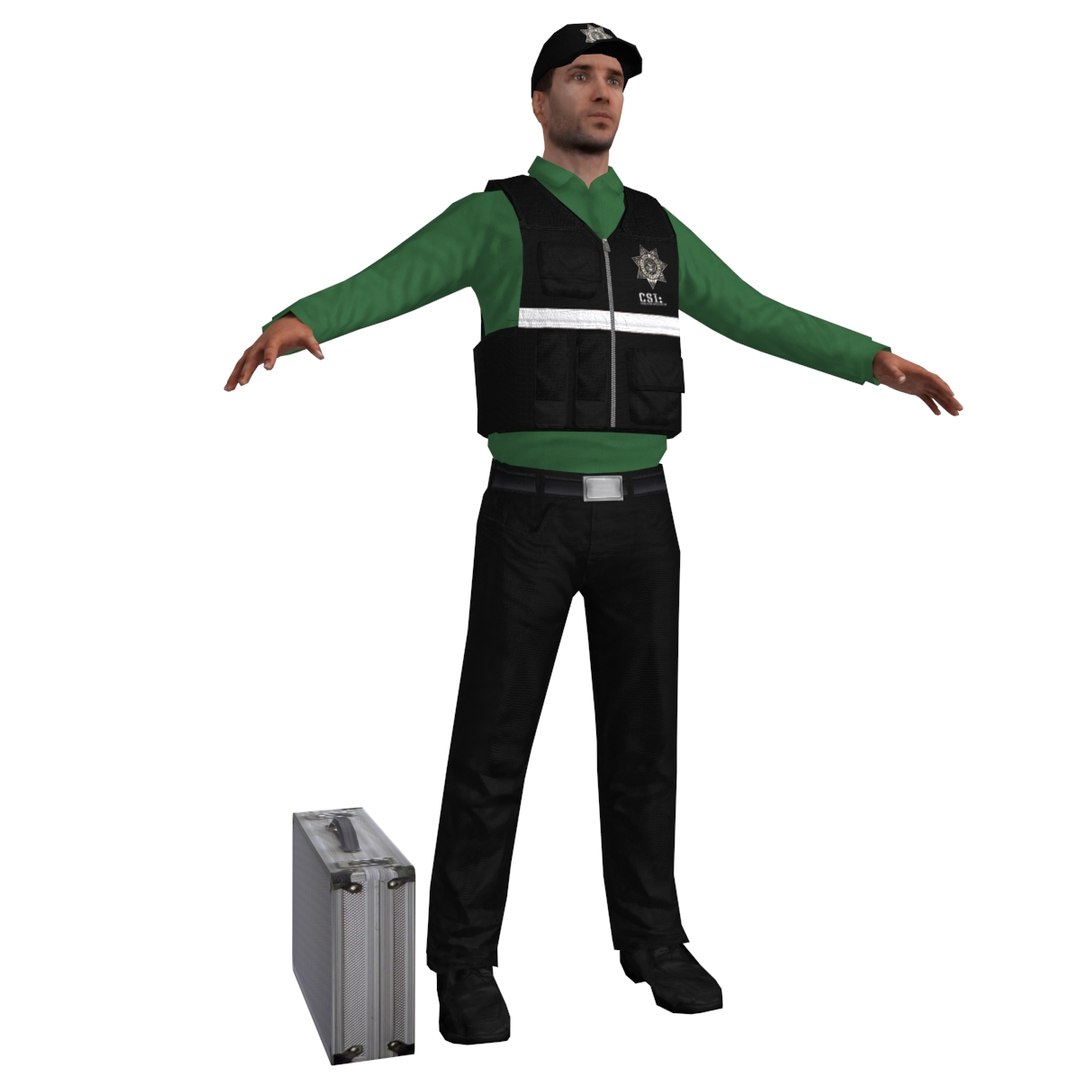 csi agent 3d model