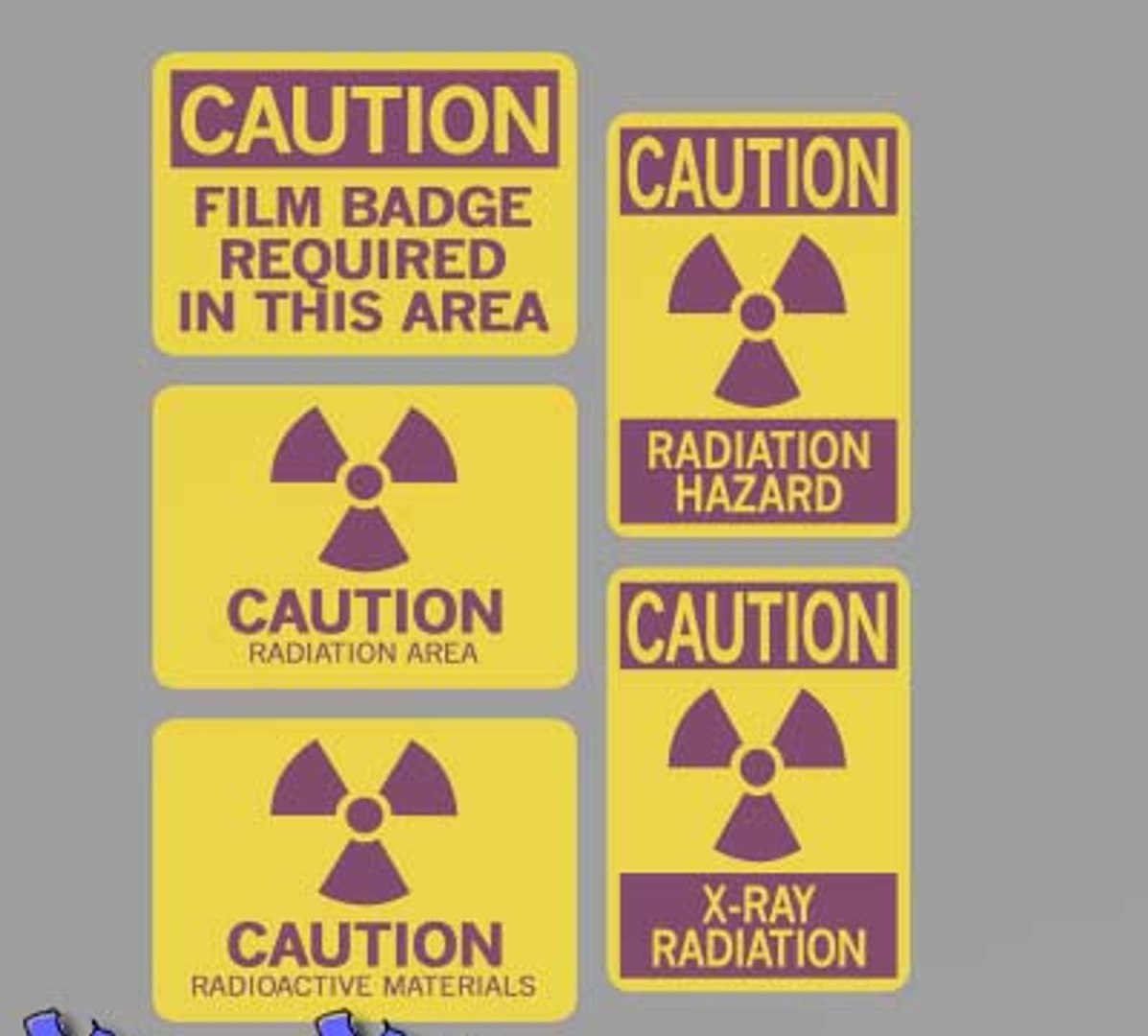 3d Osha Radiation Signs