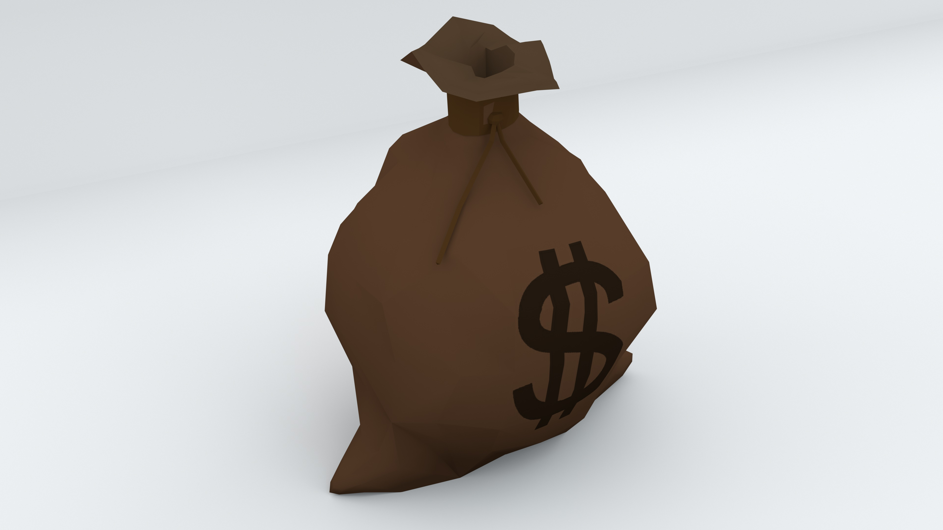 3D money bag - TurboSquid 1683720