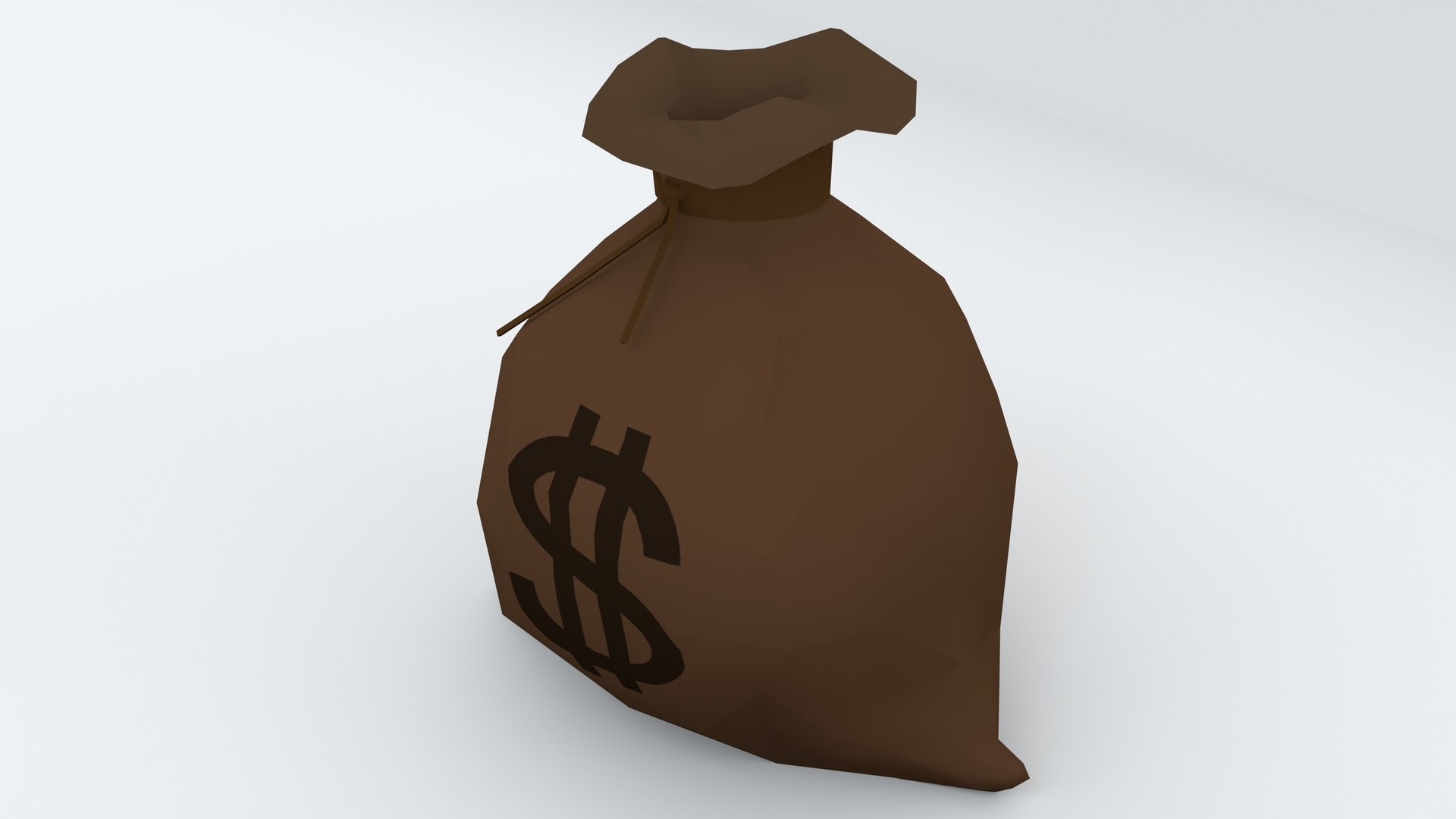 3D Money Bag - TurboSquid 1683720