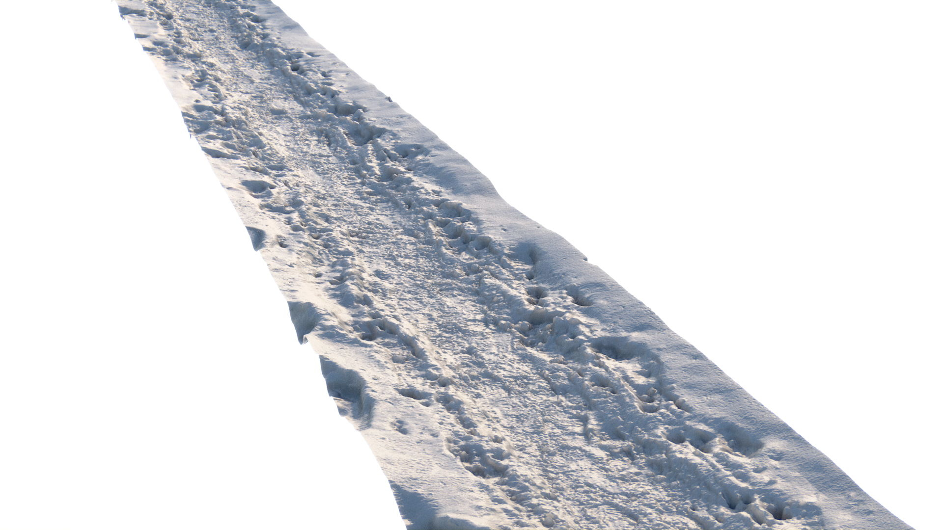 Winter Hiking Trail Material 05 8 Meters 3D Model - TurboSquid 2033275