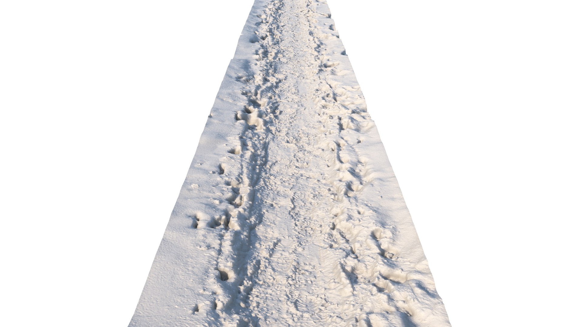 Winter Hiking Trail Material 05 8 Meters 3D Model - TurboSquid 2033275