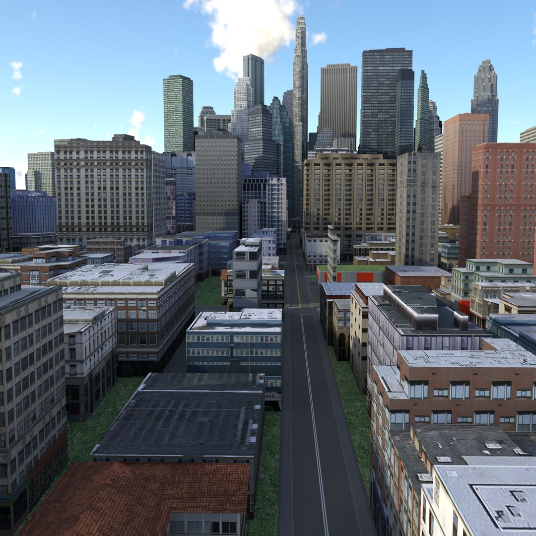 City 109 3D Model - TurboSquid 2249764
