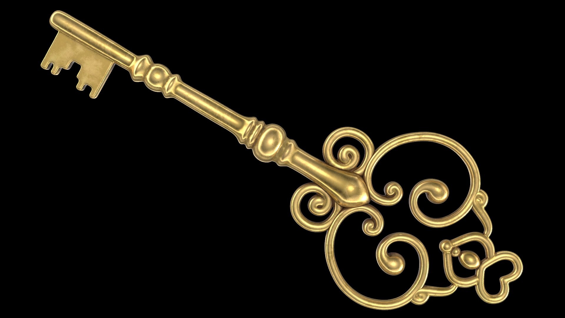 Skeleton Key 3D Model - TurboSquid 2235456