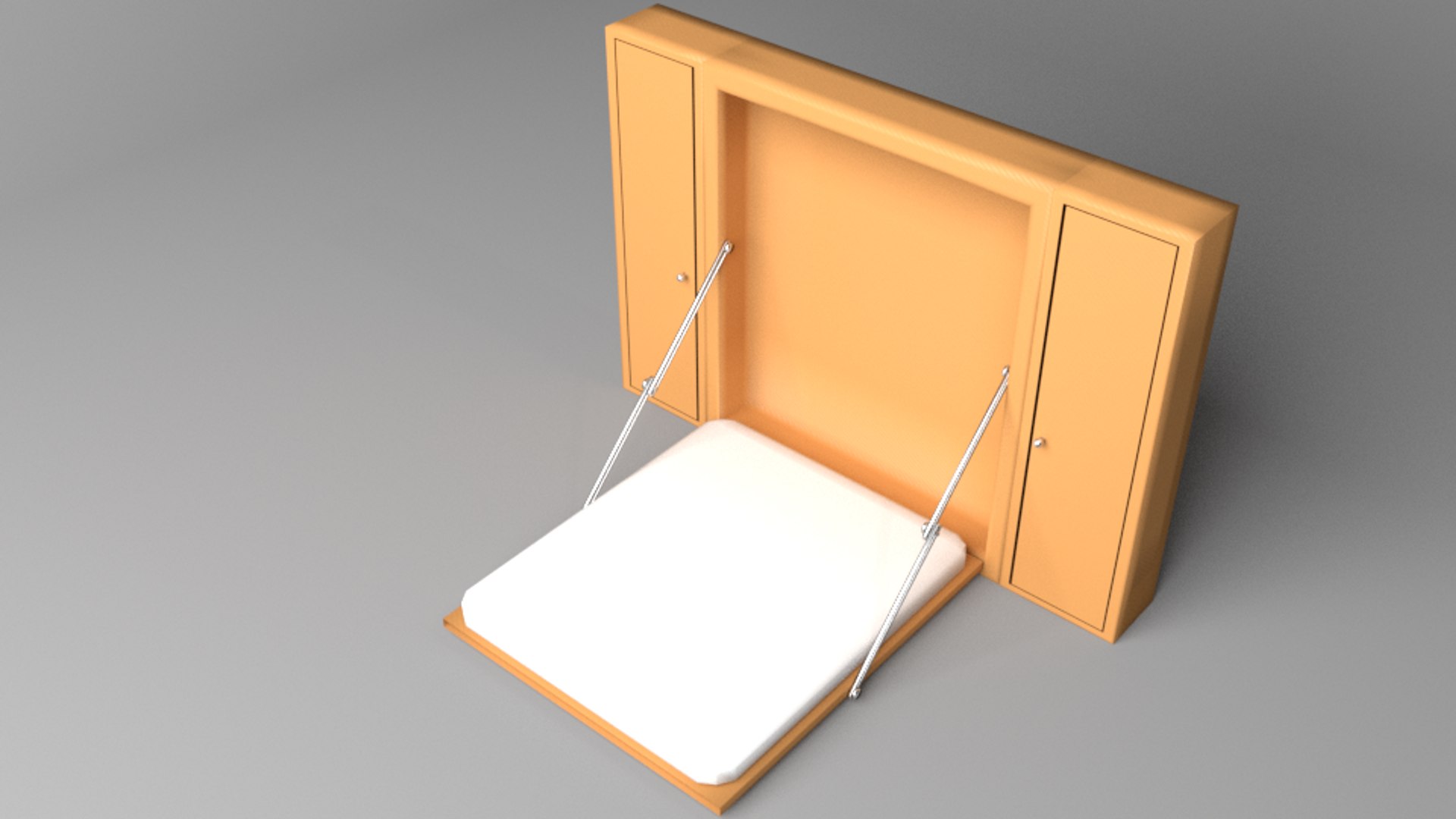 Murphy Bed 3D - TurboSquid 1550796