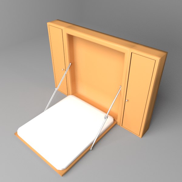 Murphy Bed 3D Models for Download | TurboSquid