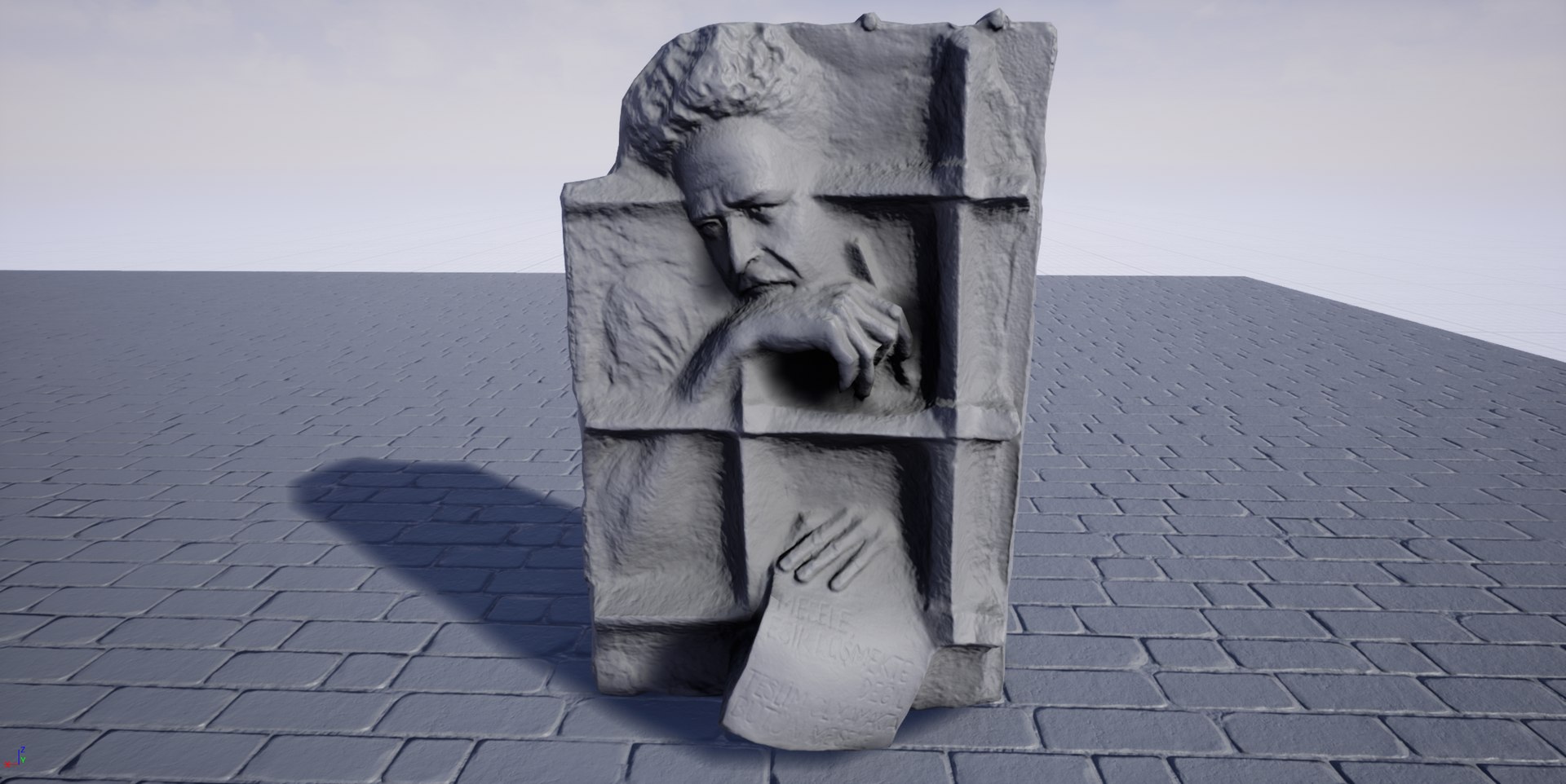 3D Model Turkish Wallpaper Statue Man - TurboSquid 1283882