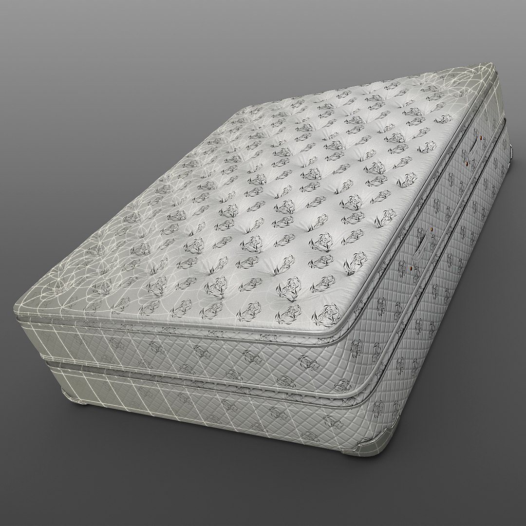 3d Mattress Bed Model