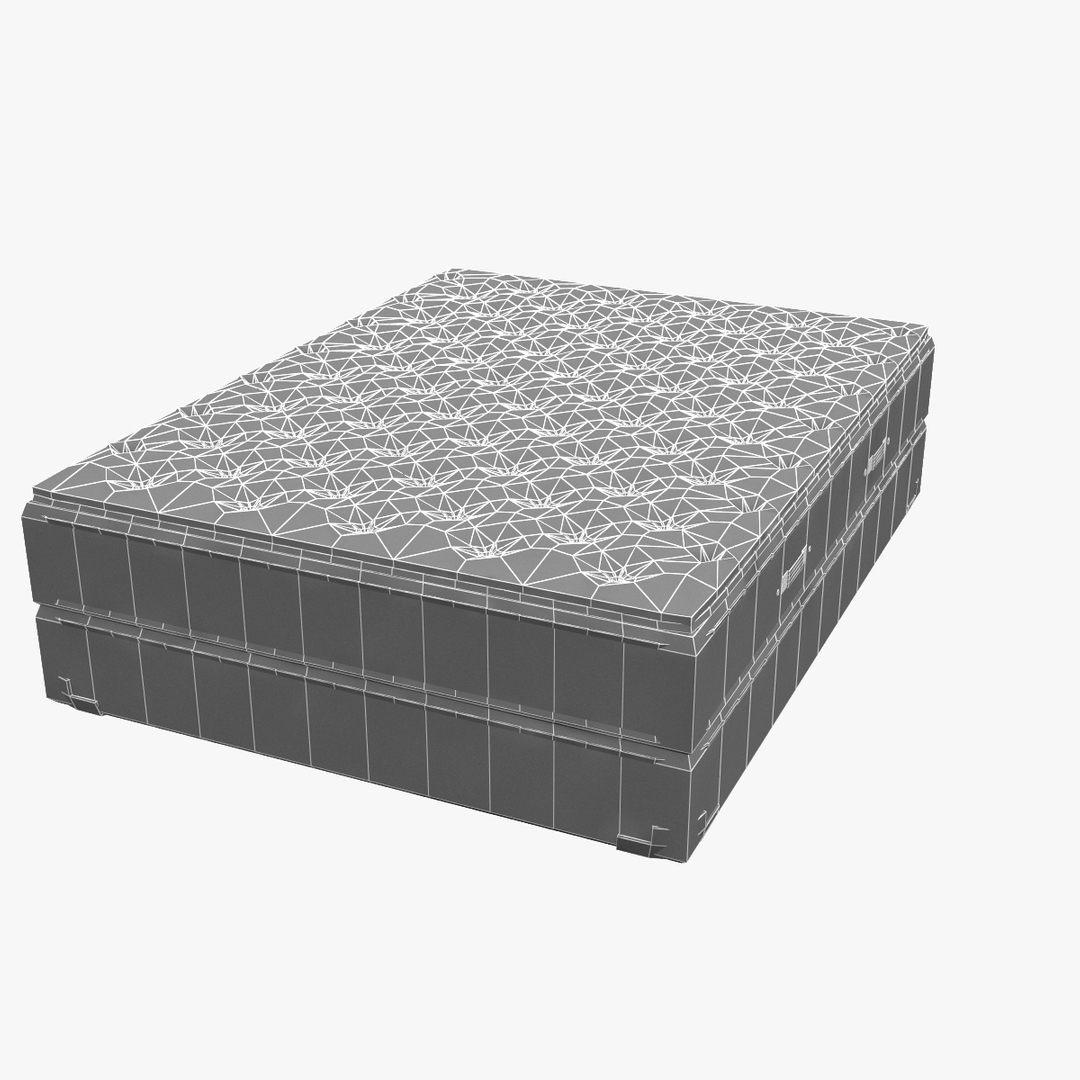 3d Mattress Bed Model