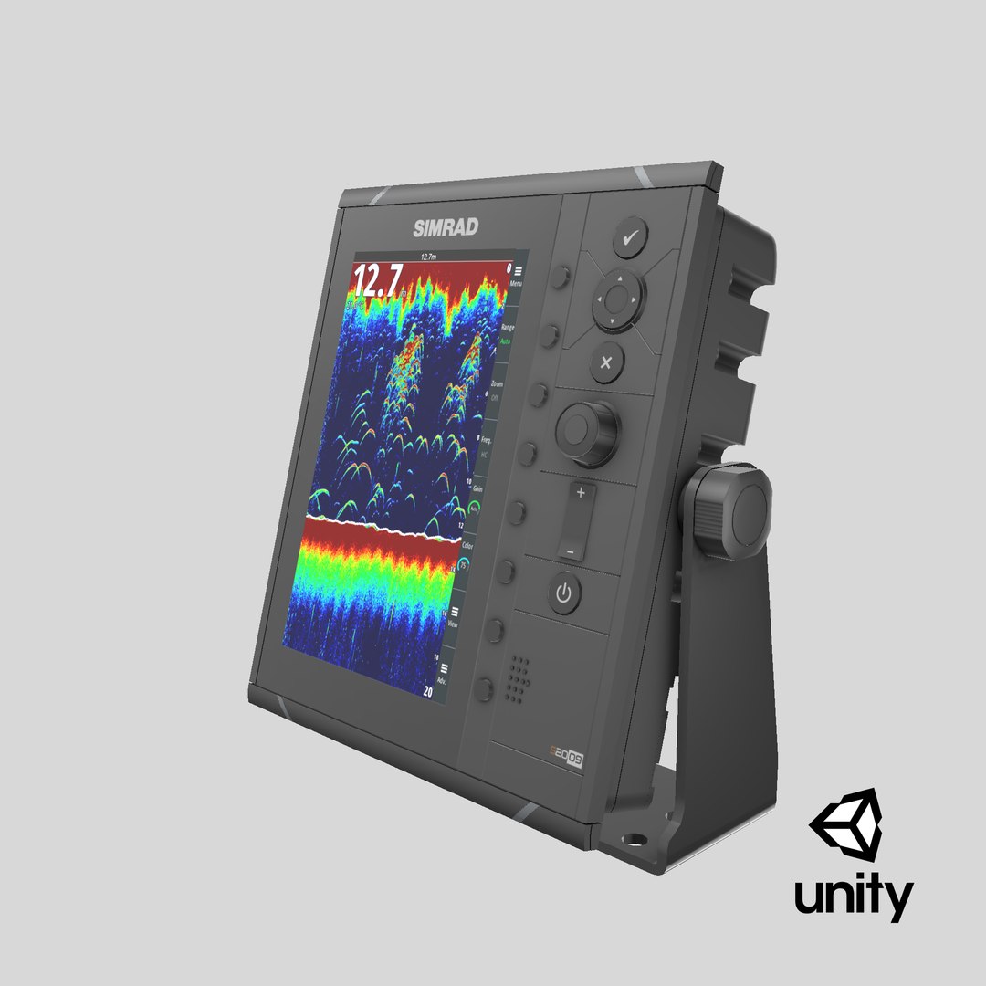 3D Simrad S2009 Fish Finder Model - TurboSquid 1632837