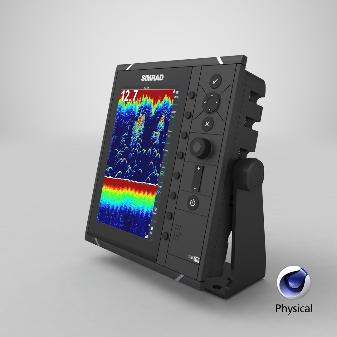 3D Simrad S2009 Fish Finder Model - TurboSquid 1632837