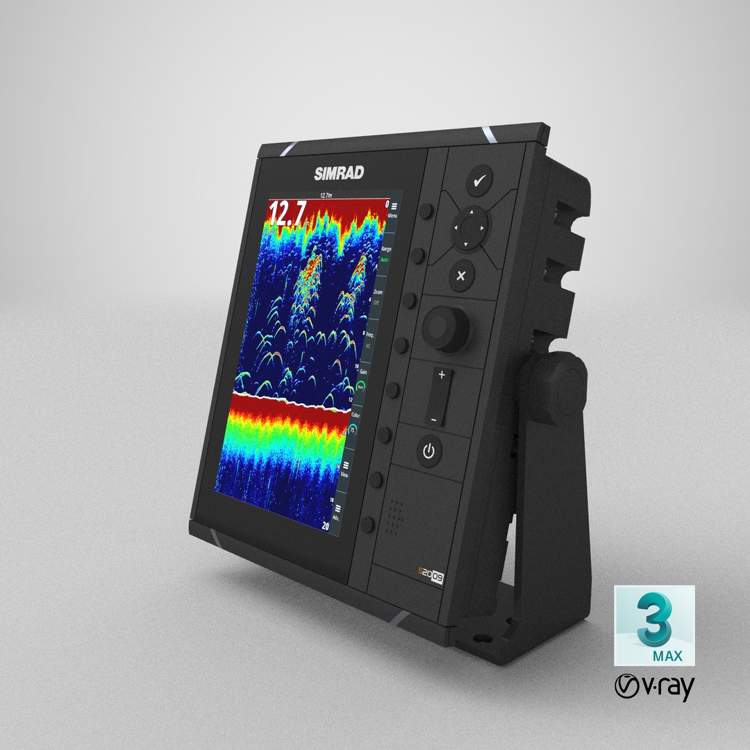 3D Simrad S2009 Fish Finder Model - TurboSquid 1632837