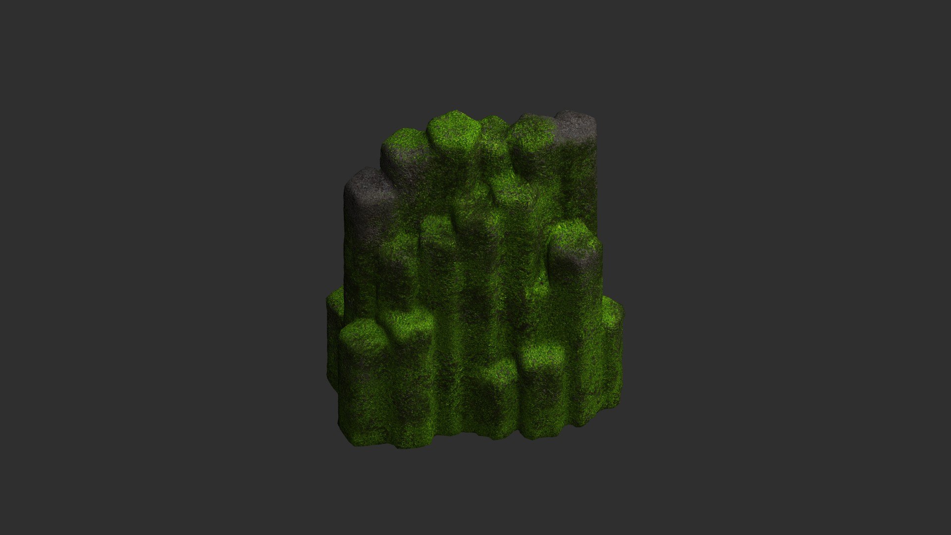 Cave Crystal 1 - Moss 2 3D Model - TurboSquid 2066031