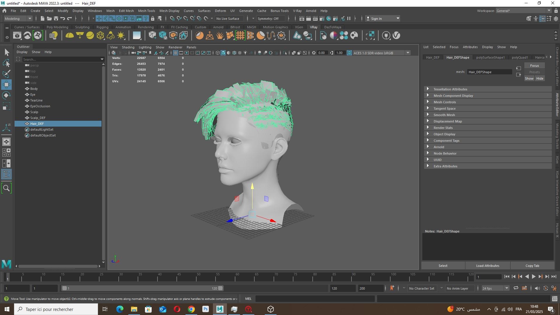 3D Patterned Fade Cut -Game-Ready 3D Hair - TurboSquid 2396254