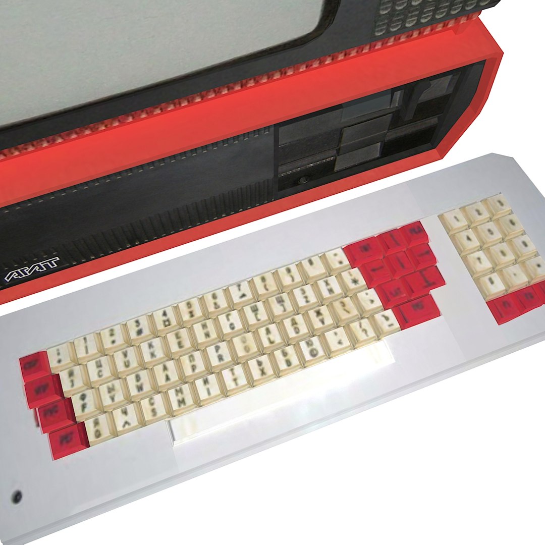 3d Model Soviet Computer Monitor
