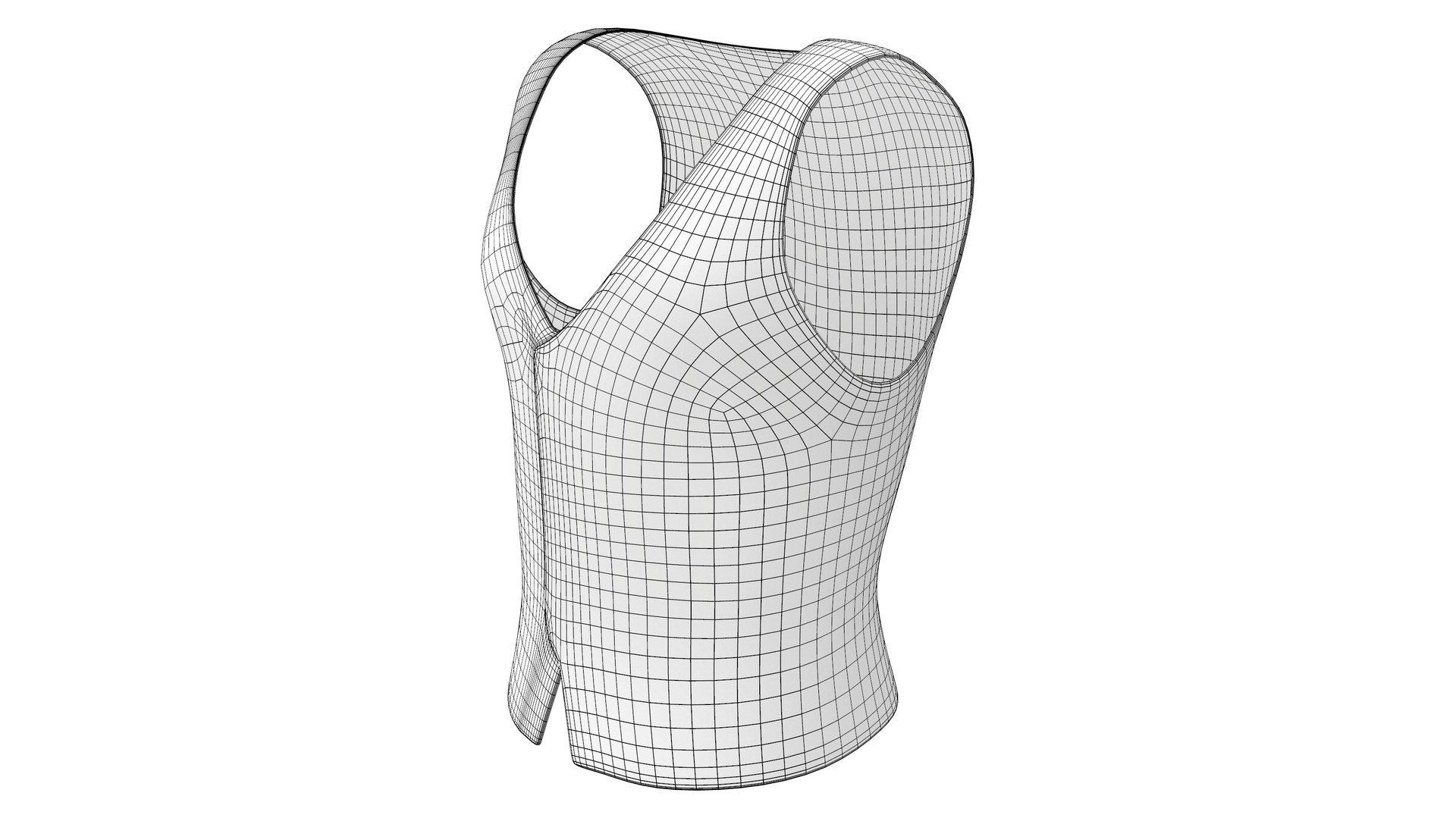 3D Mens Basic Vest model - TurboSquid 1861361