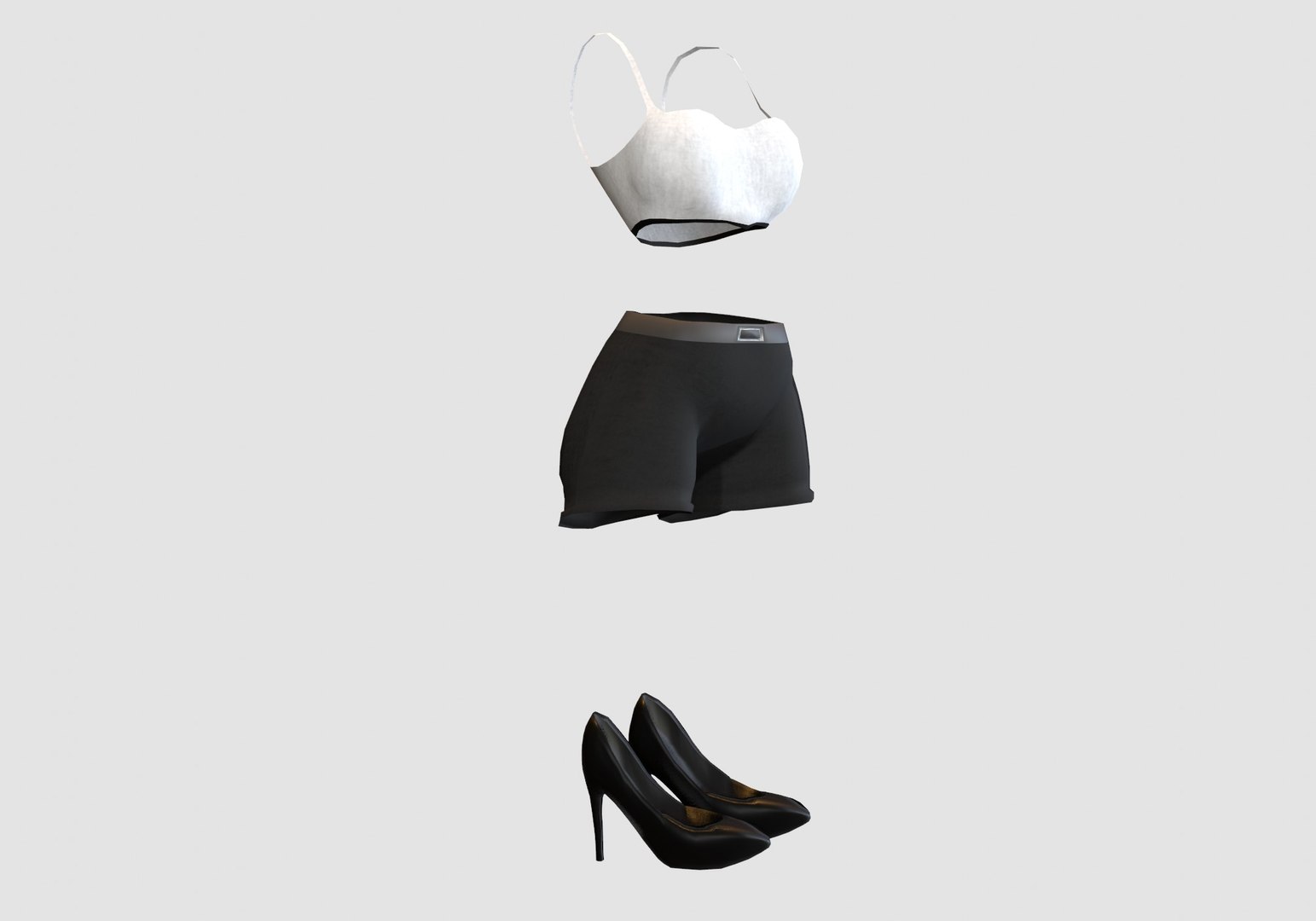 Outgoing Female Outfit 3D Model - TurboSquid 1921568