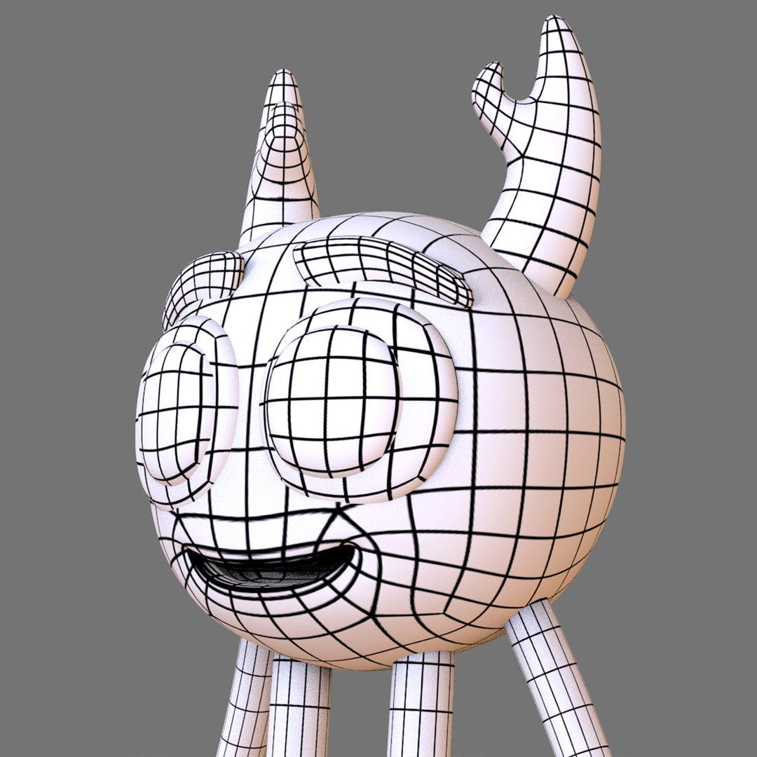 MONSTER FRIENDLY CHARACTER - STL PRINT 3D - CINEMA 4D - OBJ - 3D ...