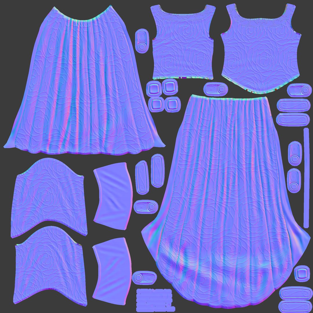 3D 14th Century Renaissance Frippery Long Gown Dress Medieval Costume ...