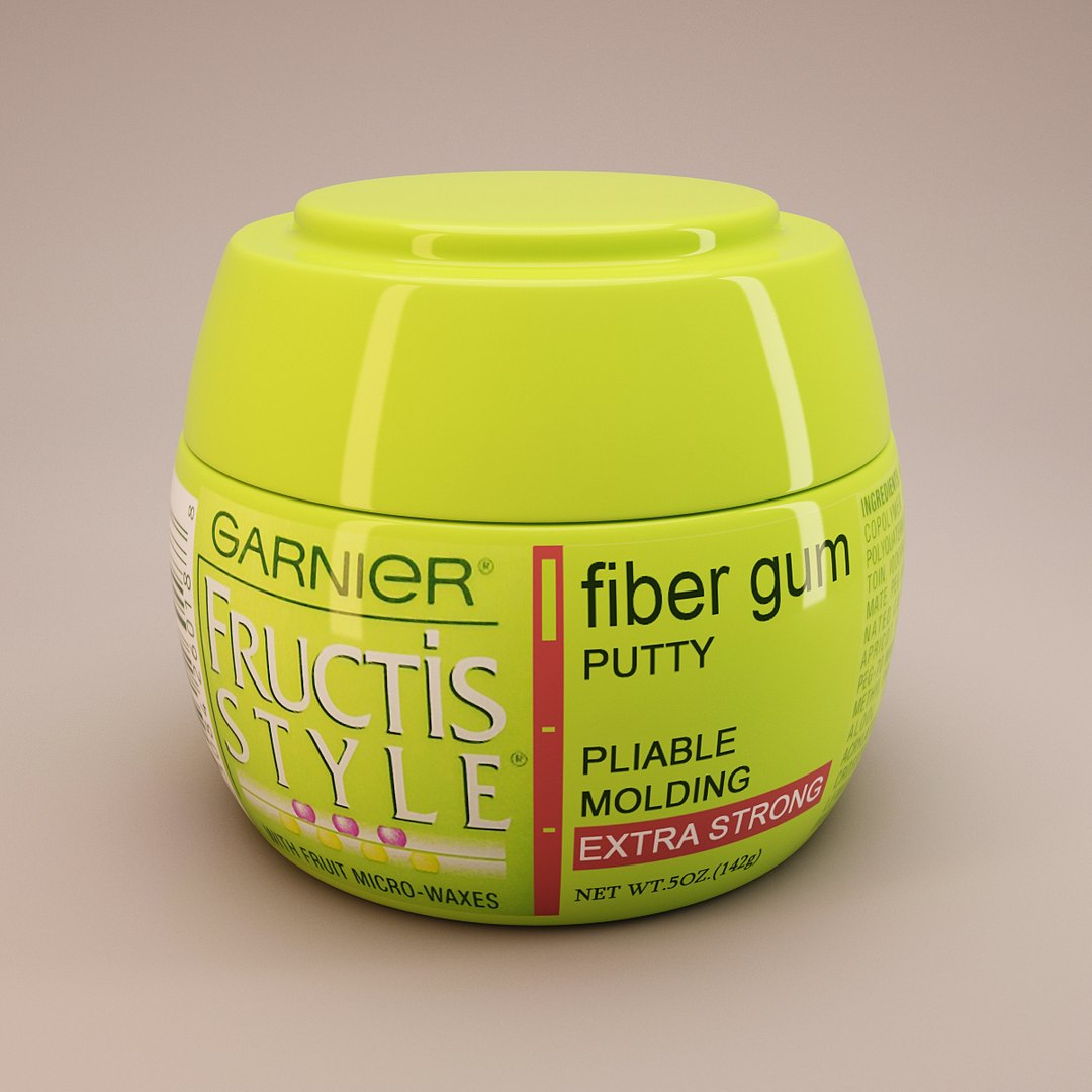 3d Model Garnier Fructis Style Cream