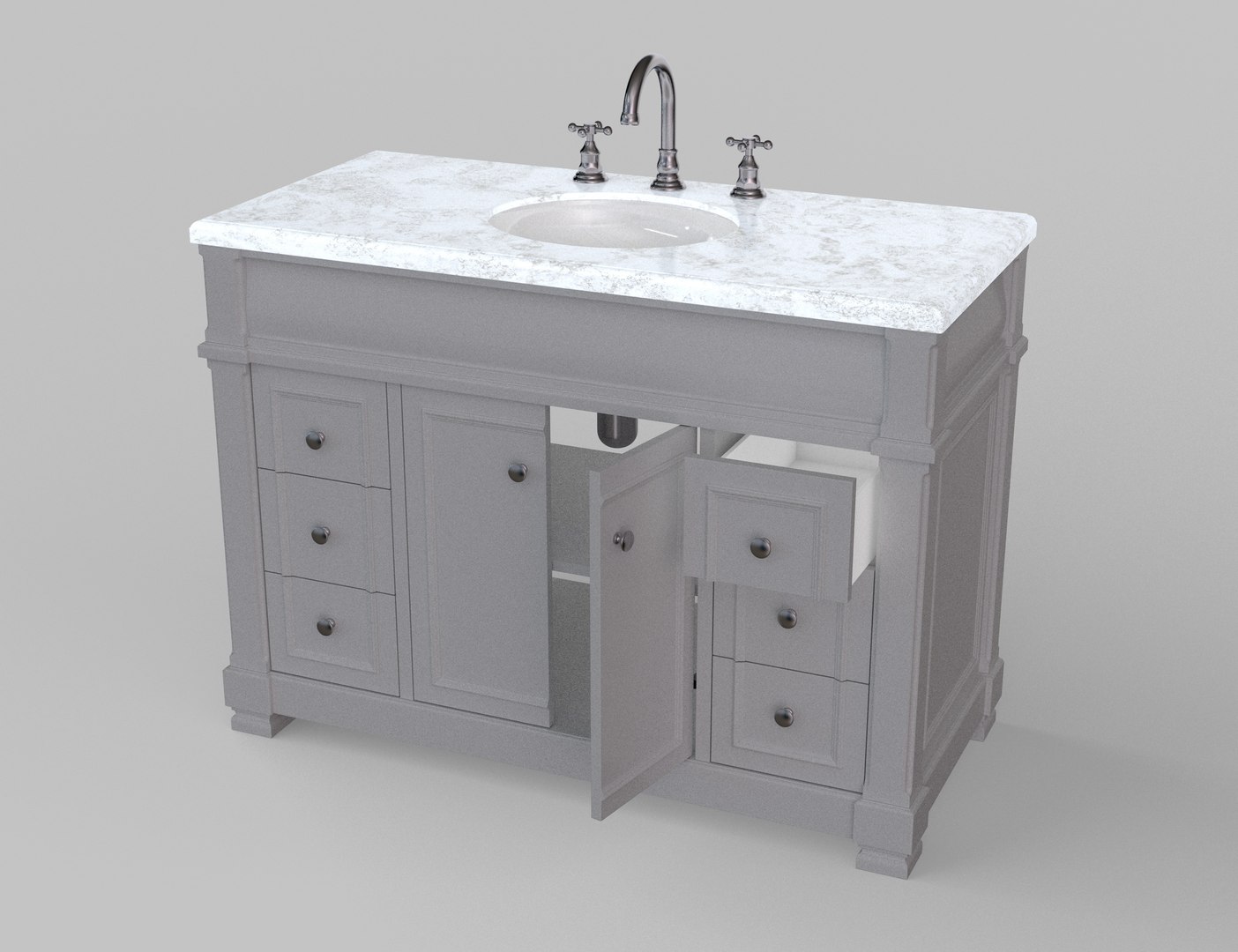 3D Bathroom Vanities Model - TurboSquid 2226992