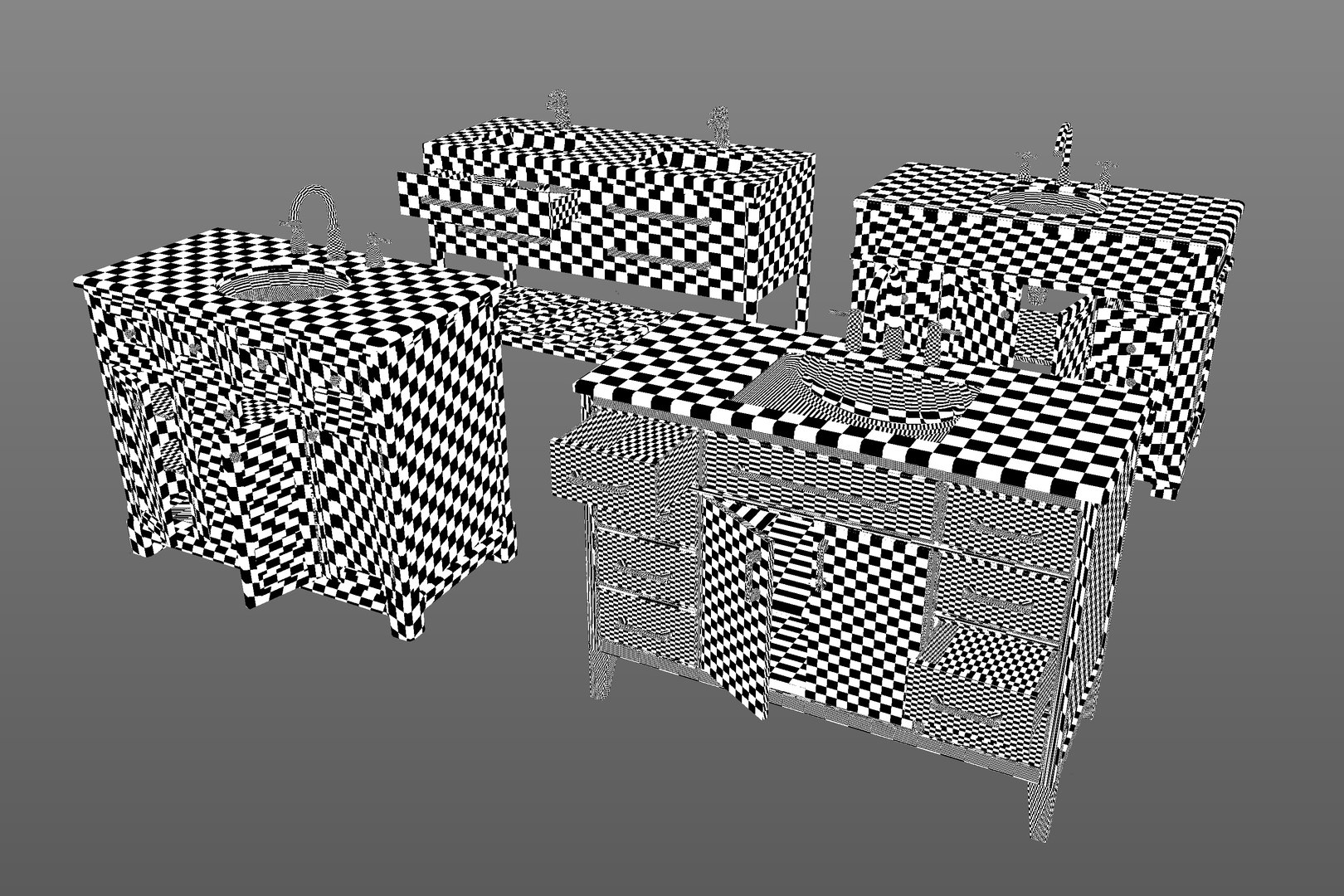 3D Bathroom Vanities Model - TurboSquid 2226992