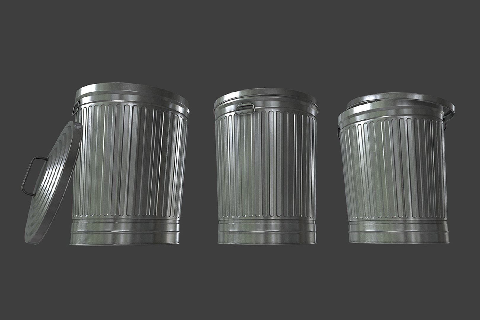 Metal Trash 3D Model - TurboSquid 1314762