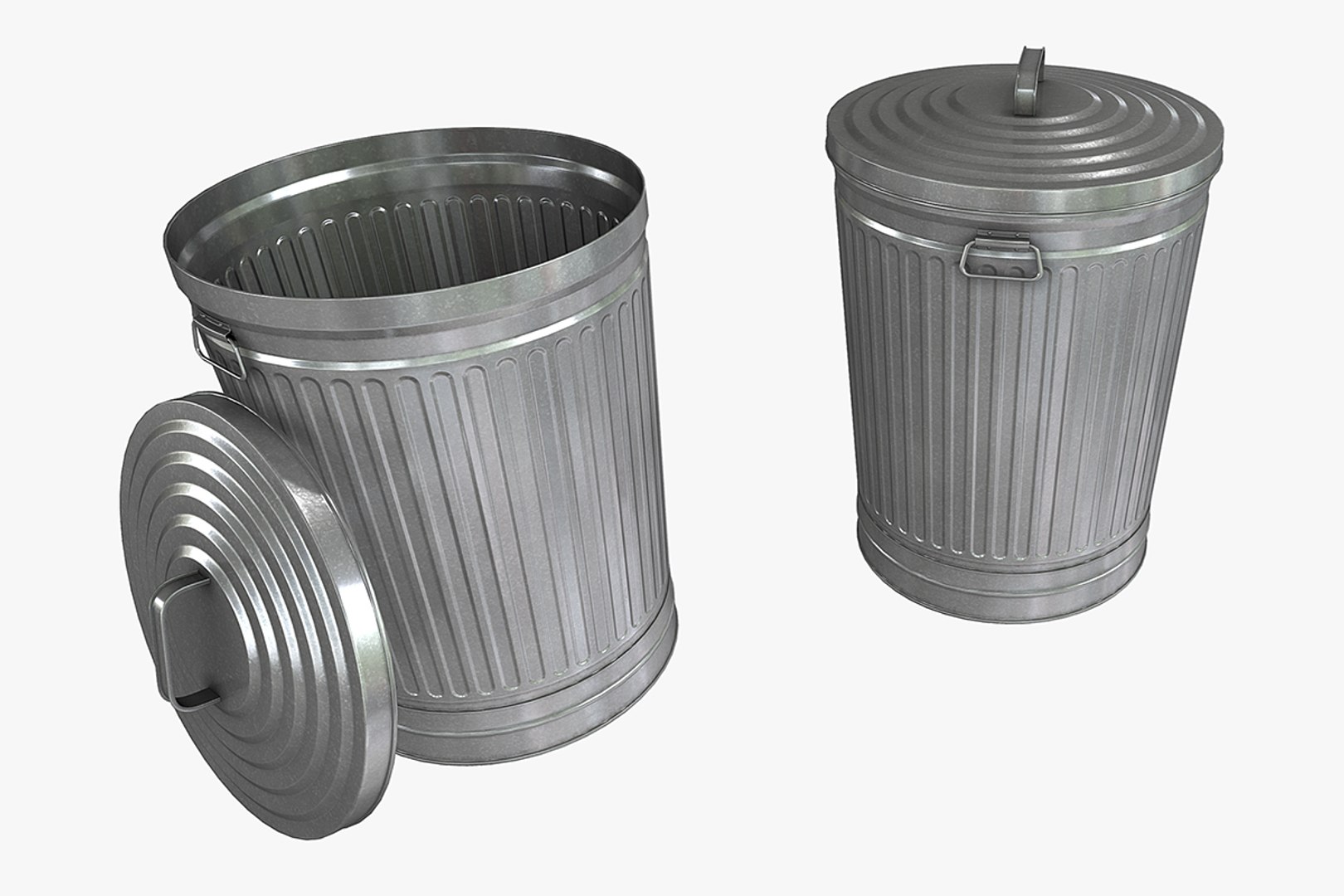 Metal Trash 3D Model - TurboSquid 1314762