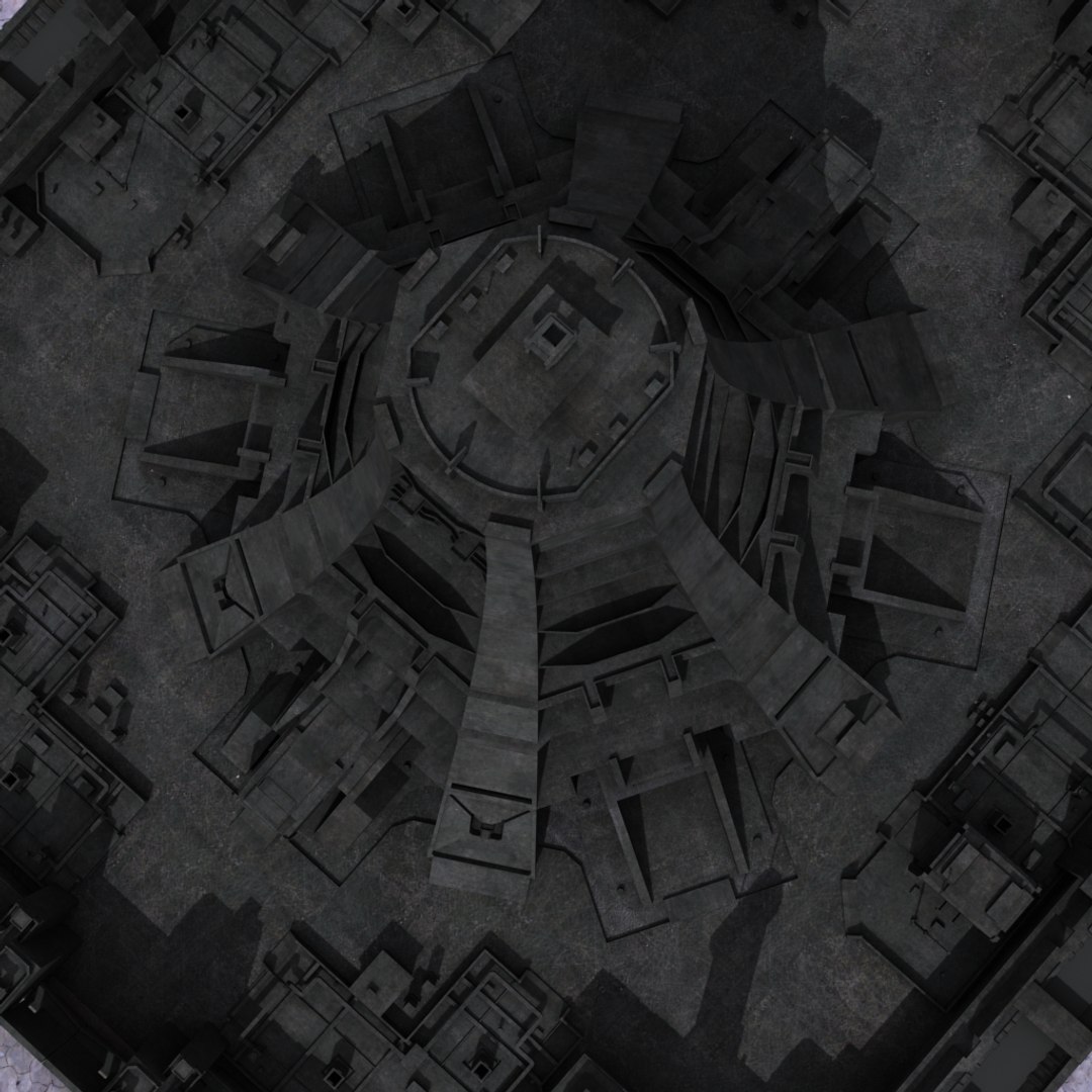 3ds Max Space Fortress