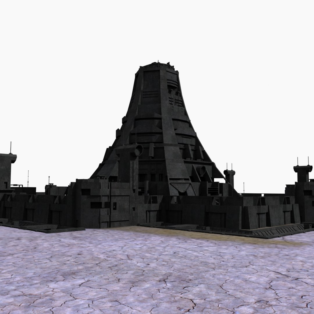 3ds Max Space Fortress