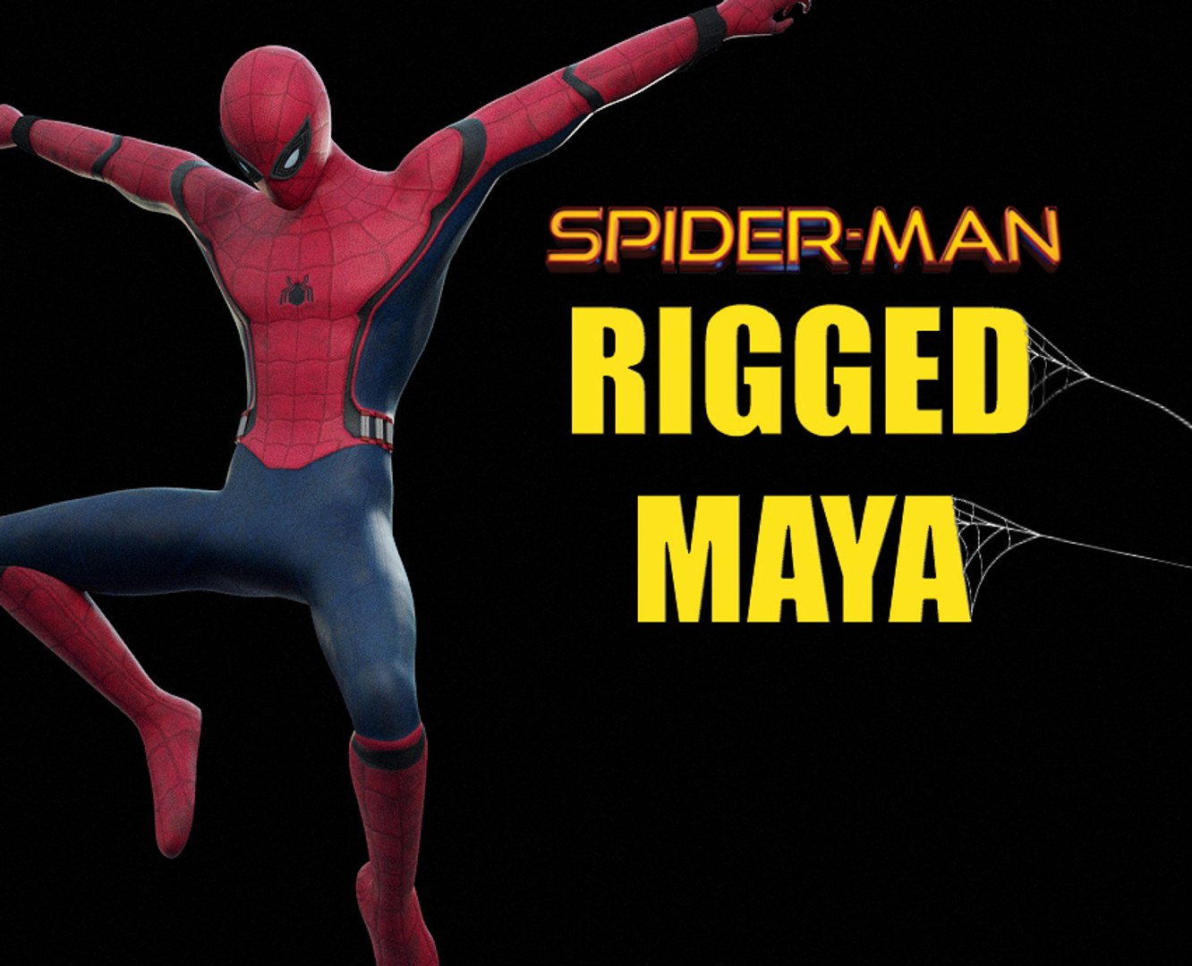 Spider-man Rigged 3D Model - TurboSquid 1203418