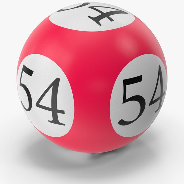 modelo 3d Bola de bingo número 54 - TurboSquid 2323783