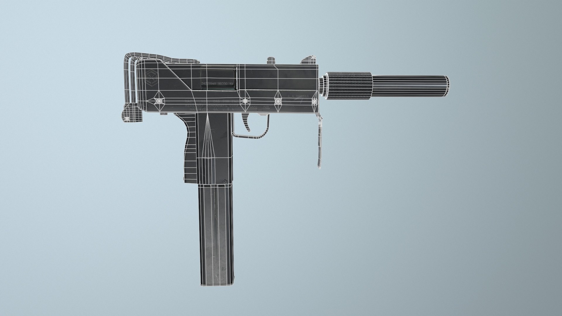 Mac-10 Model - TurboSquid 2020440