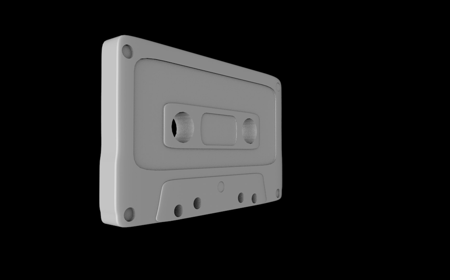 Cassette Tape 3d Model