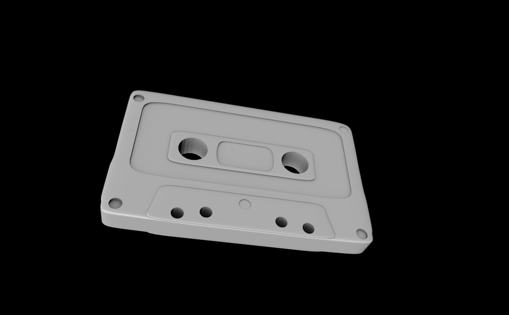 Cassette Tape 3d Model