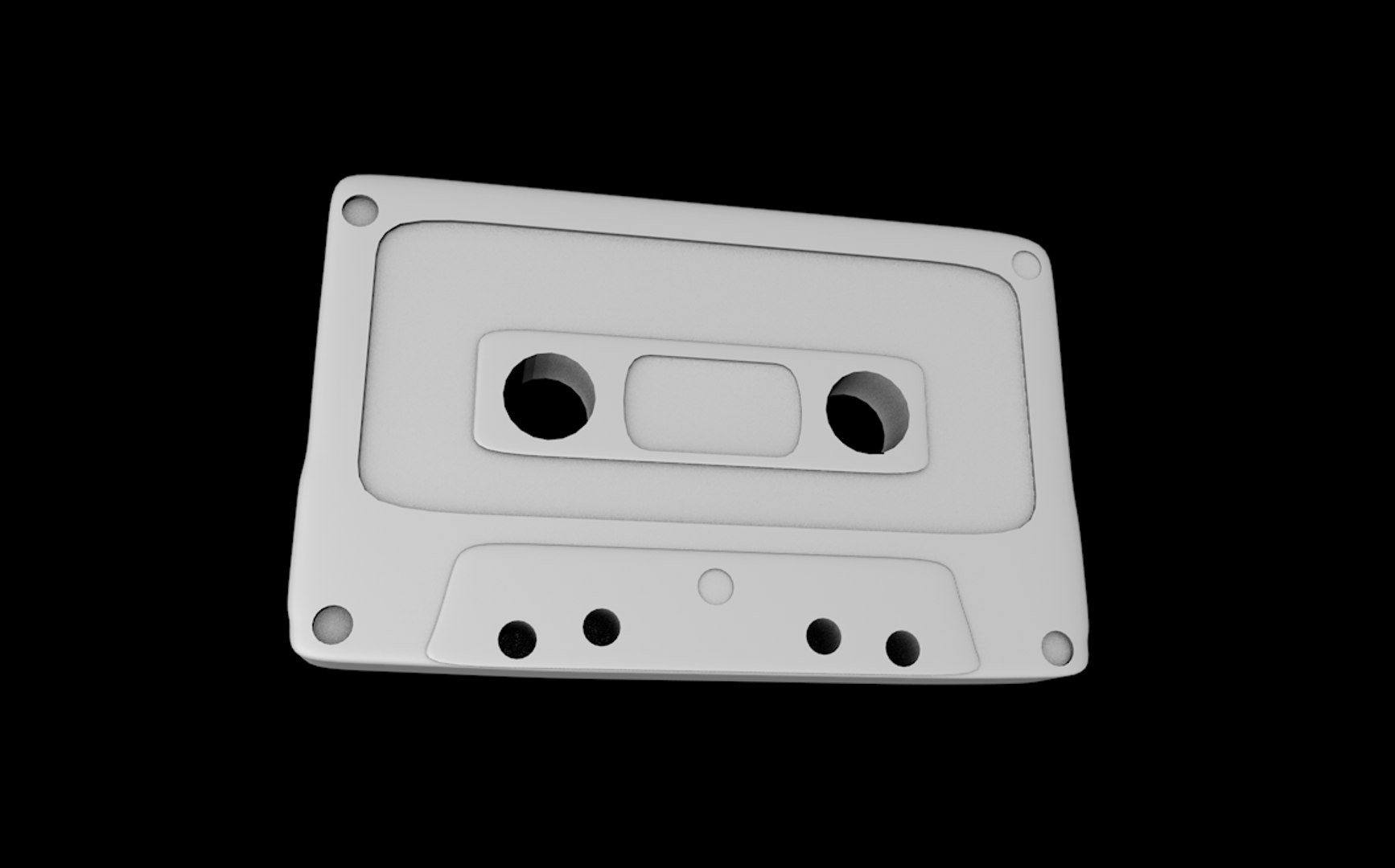Cassette Tape 3d Model