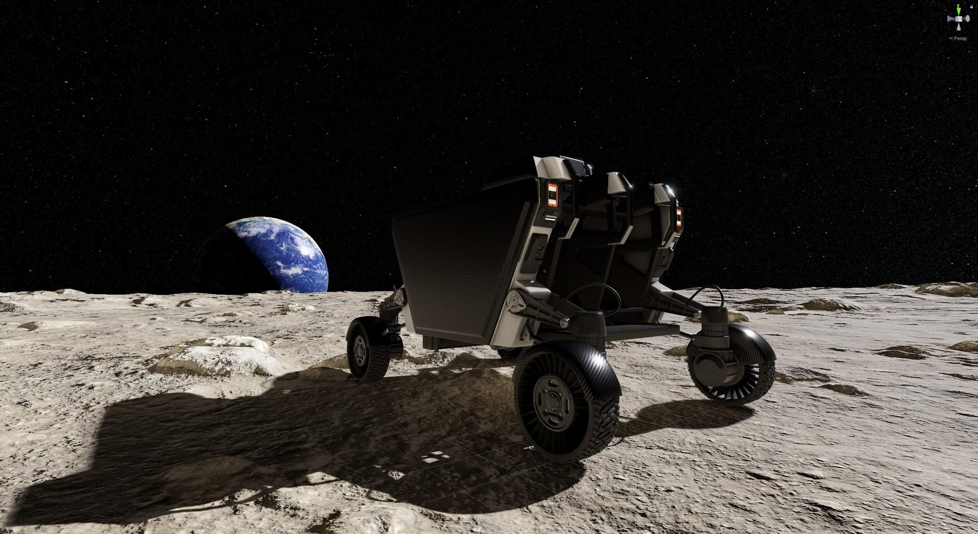 FLEX Moon Rover PBR 3D - TurboSquid 2062496