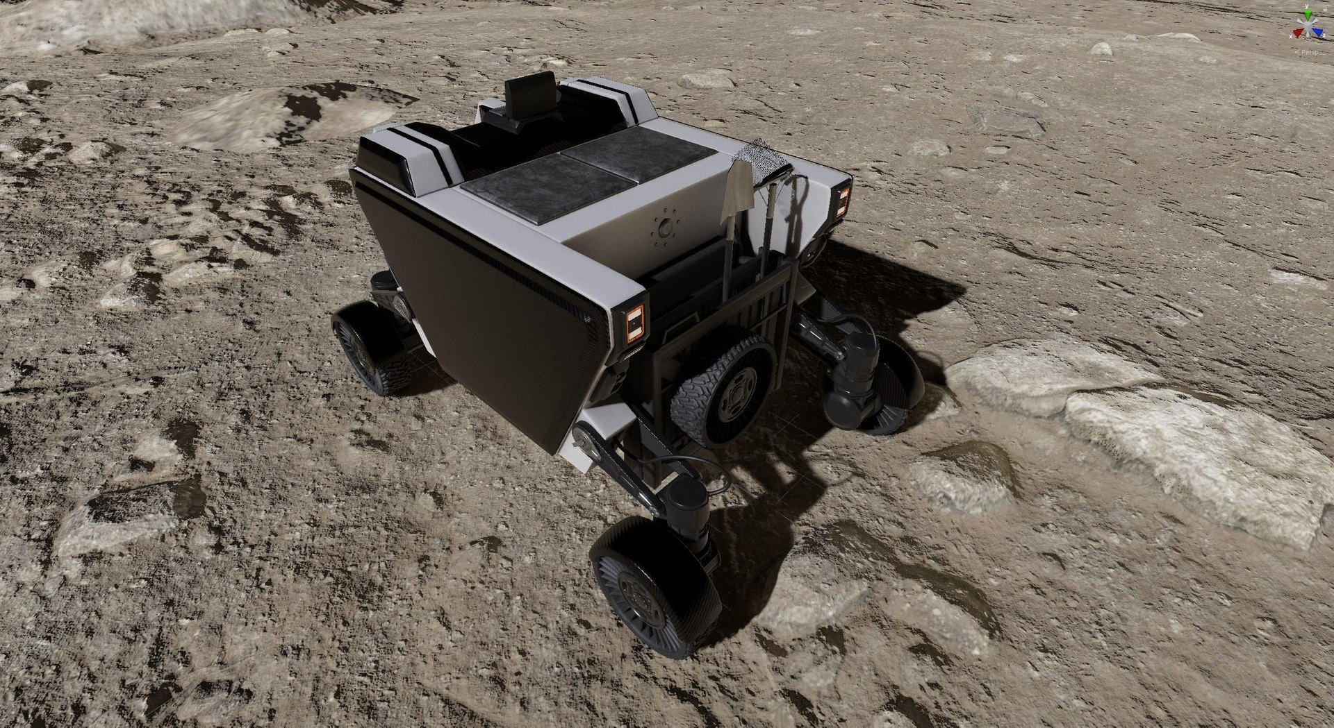 FLEX Moon Rover PBR 3D - TurboSquid 2062496