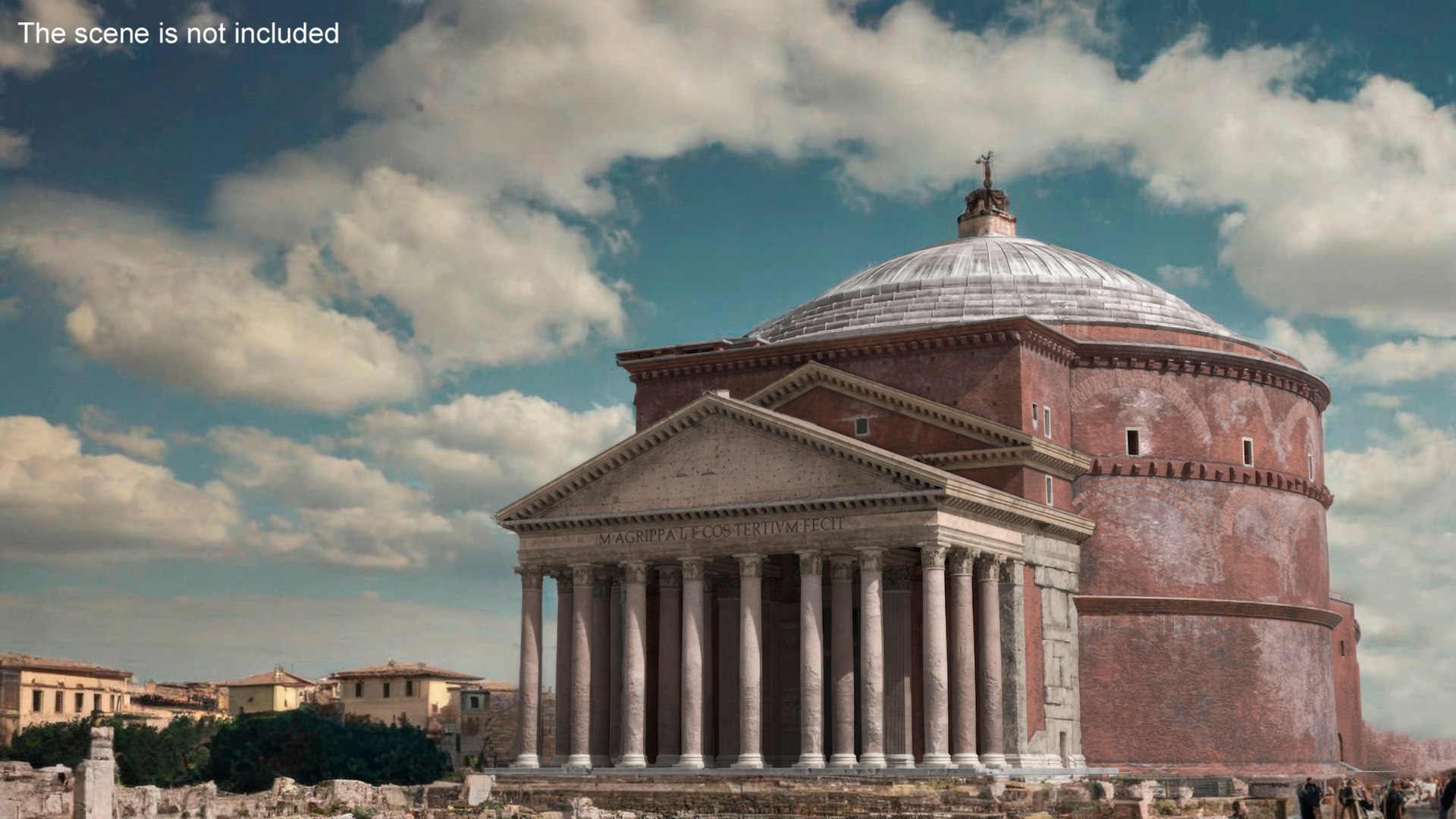 Ancient Roman Pantheon Building 3D Model - TurboSquid 2319020