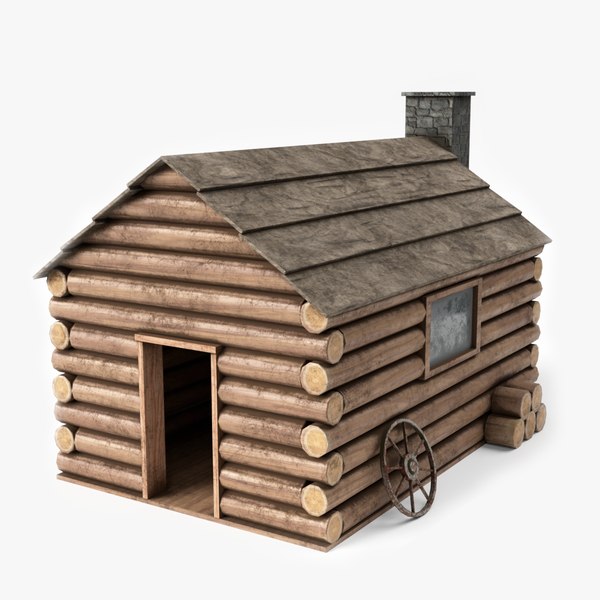 Log Cabin 3d Models For Download Turbosquid