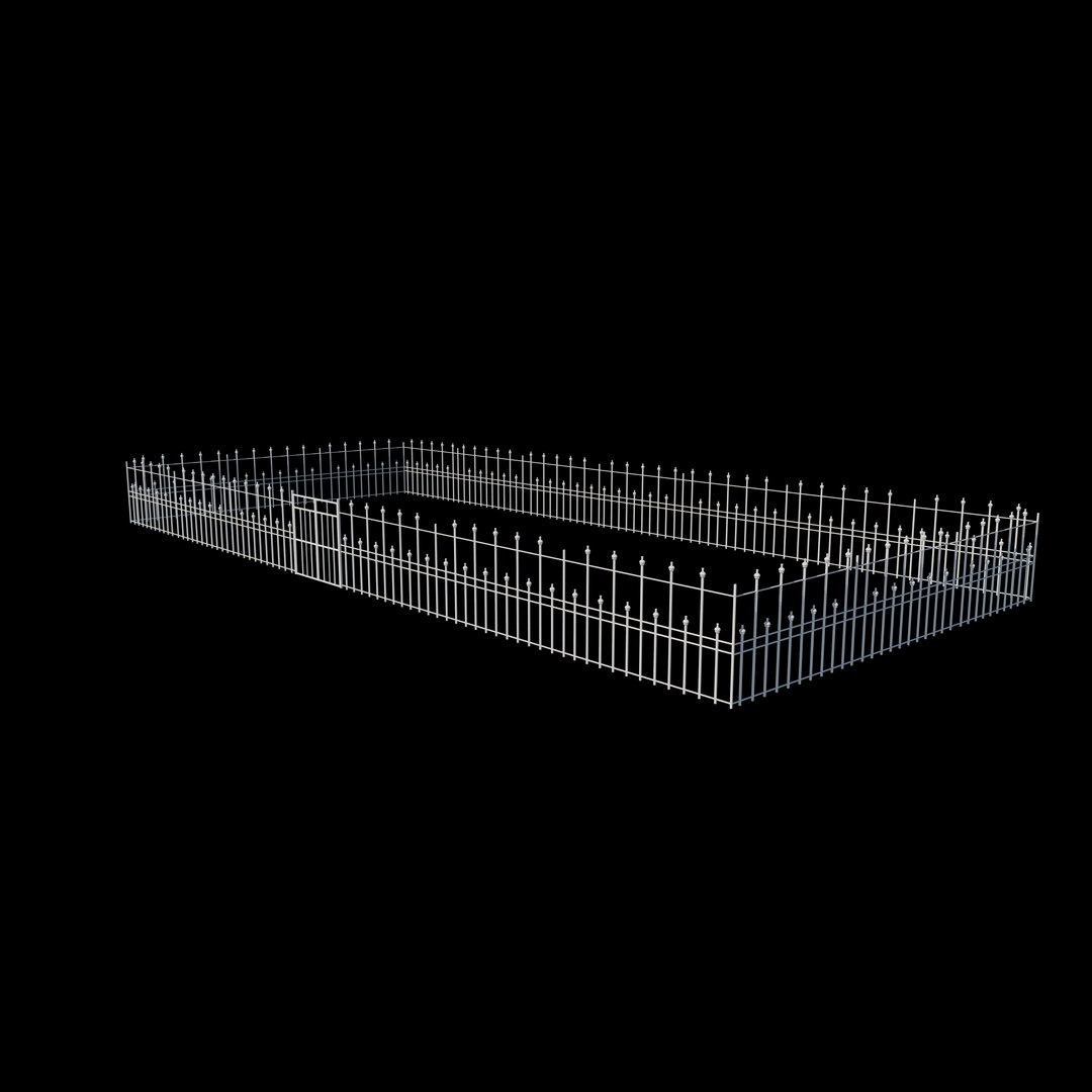 Railing Fence 3D Model 3D - TurboSquid 2337458