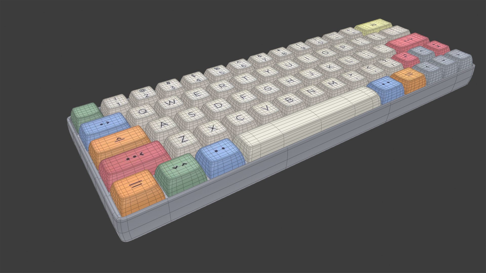 3D Mechanical Keyboard Model - TurboSquid 1717001