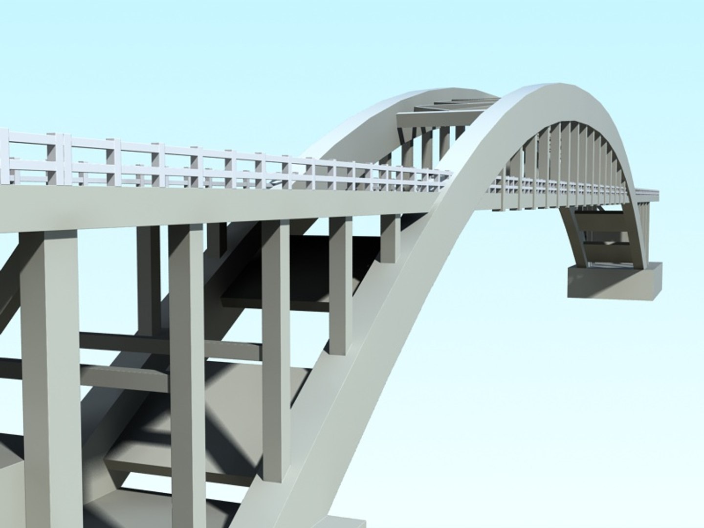 Rio Das Antas Bridge 3d Model