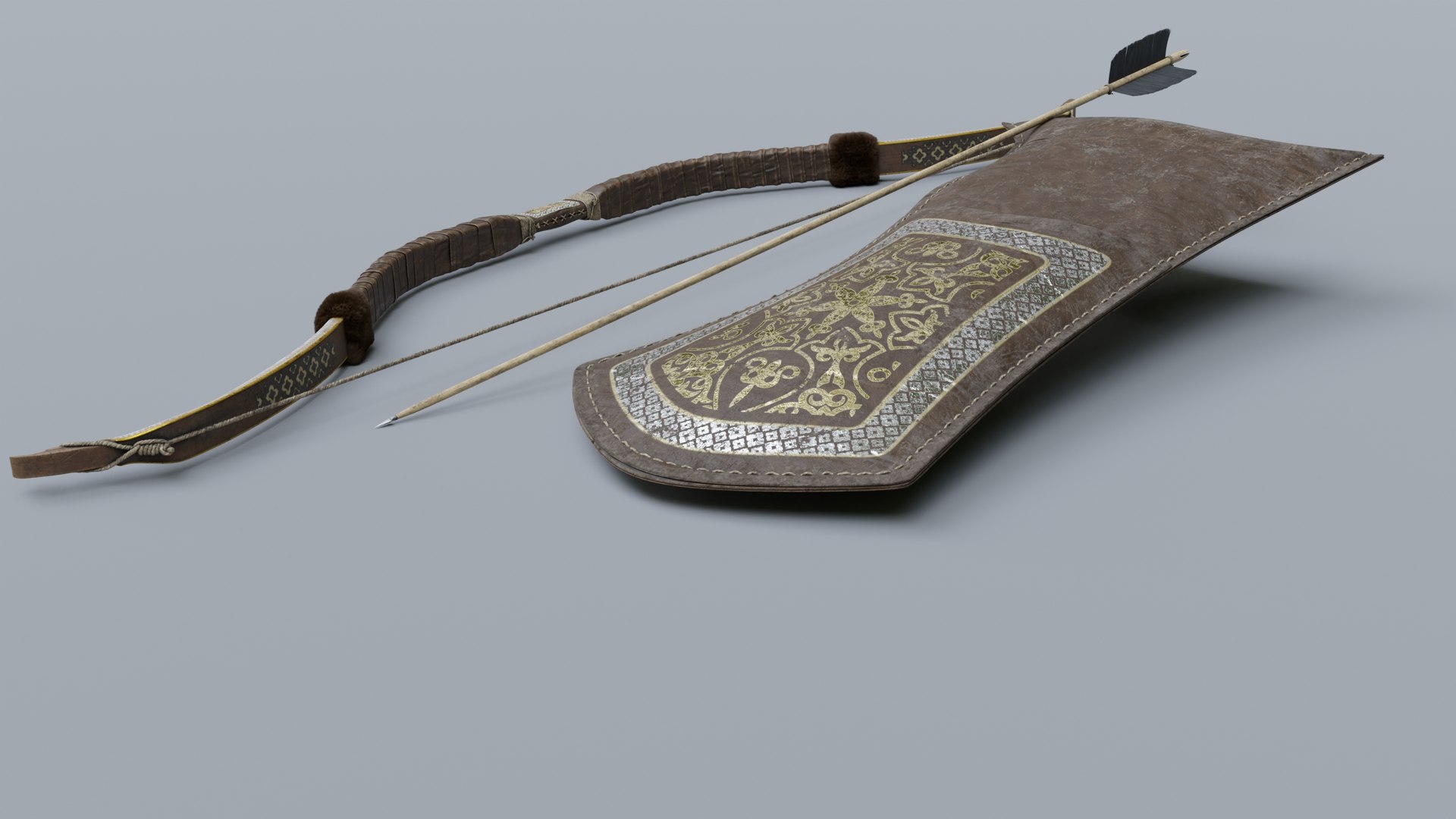 Eastern Archery Set New and Old 3D - TurboSquid 1893046