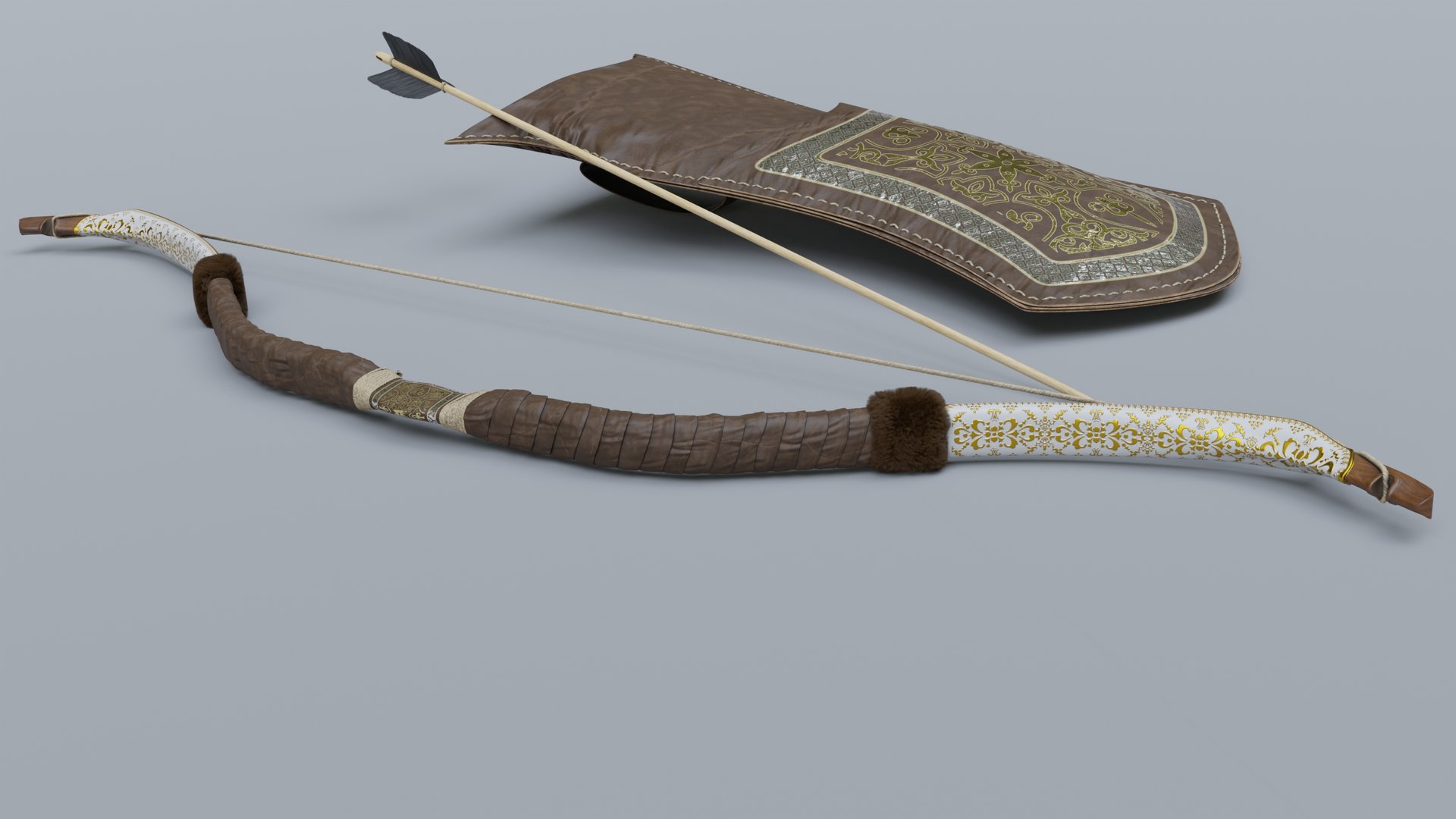 Eastern Archery Set New and Old 3D - TurboSquid 1893046