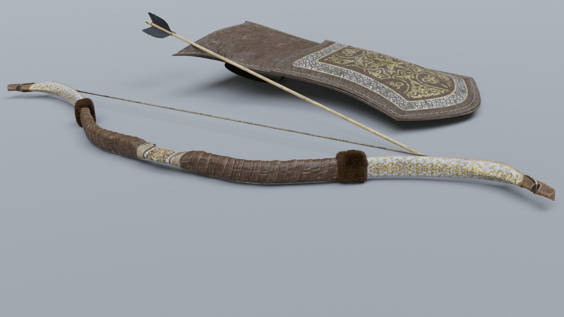 Eastern Archery Set New and Old 3D - TurboSquid 1893046